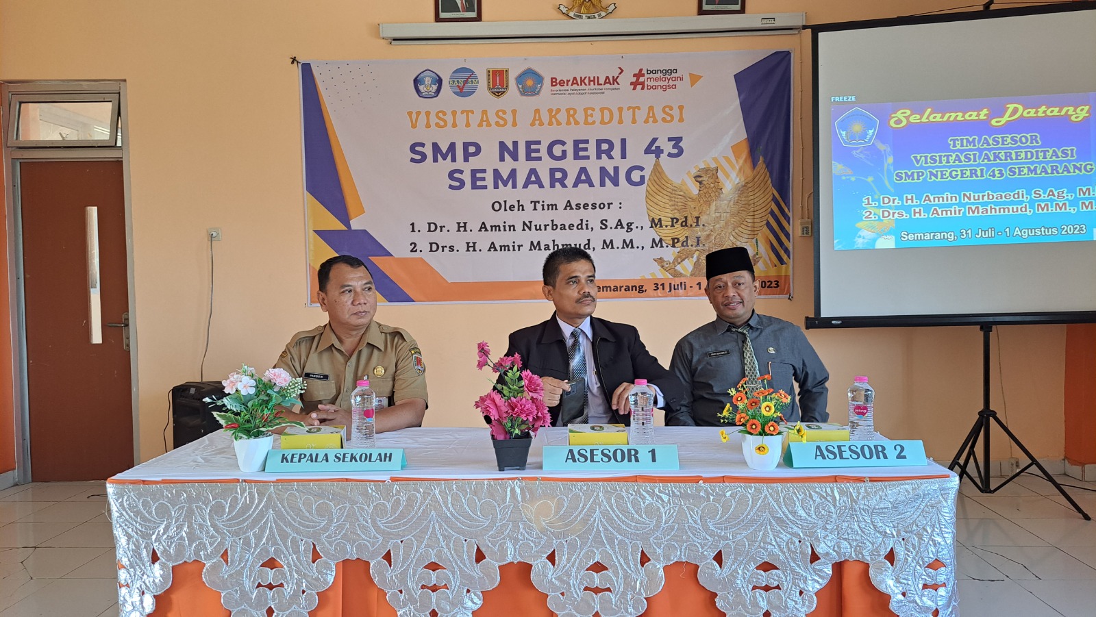 Visitasi Akreditasi SMP N 43 Semarang
